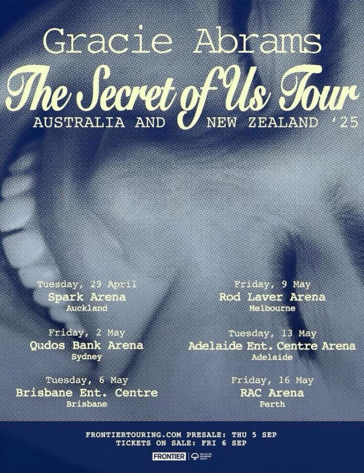 Font names for these tour posters? | Scrolller