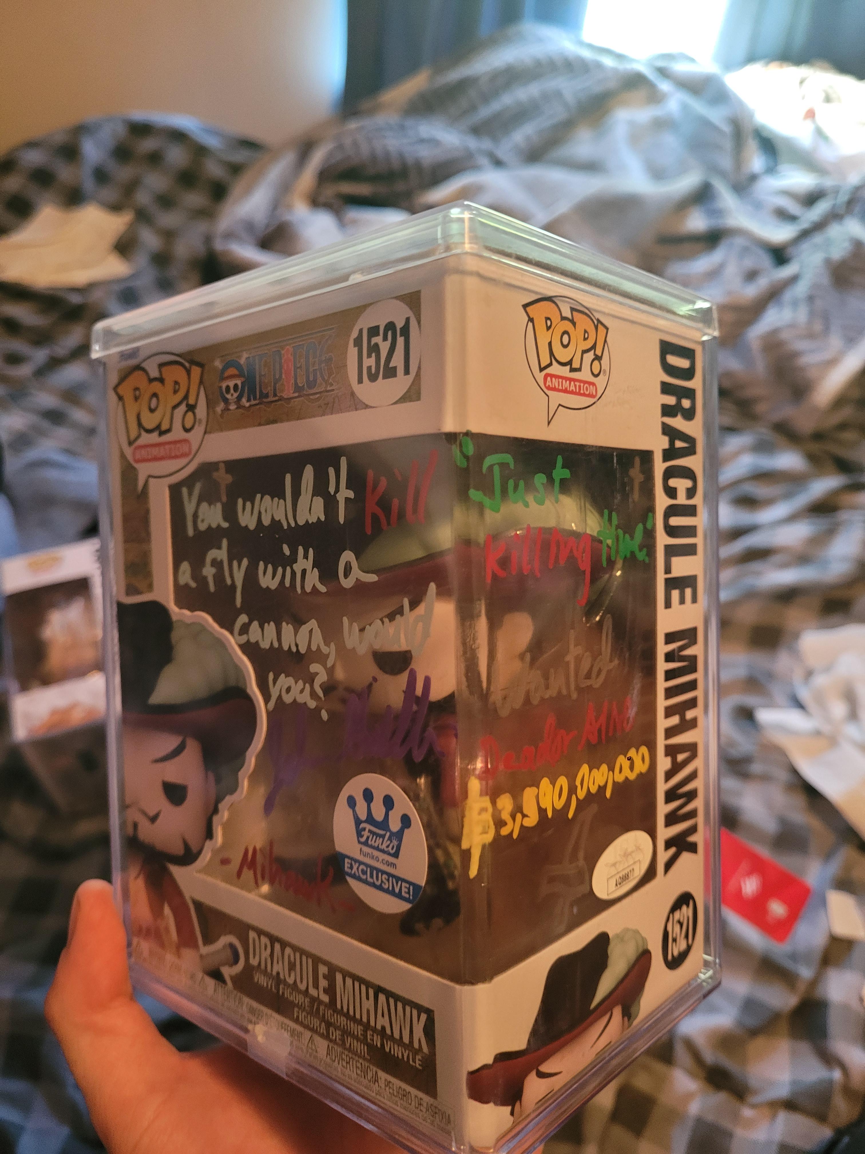 Signed One Piece Pops | Scrolller