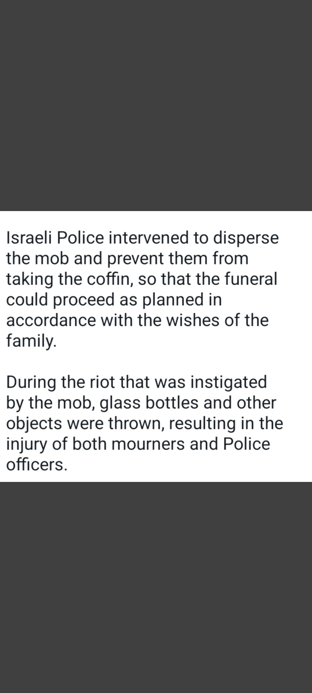 What happened at the funeral of Shireen. | Scrolller