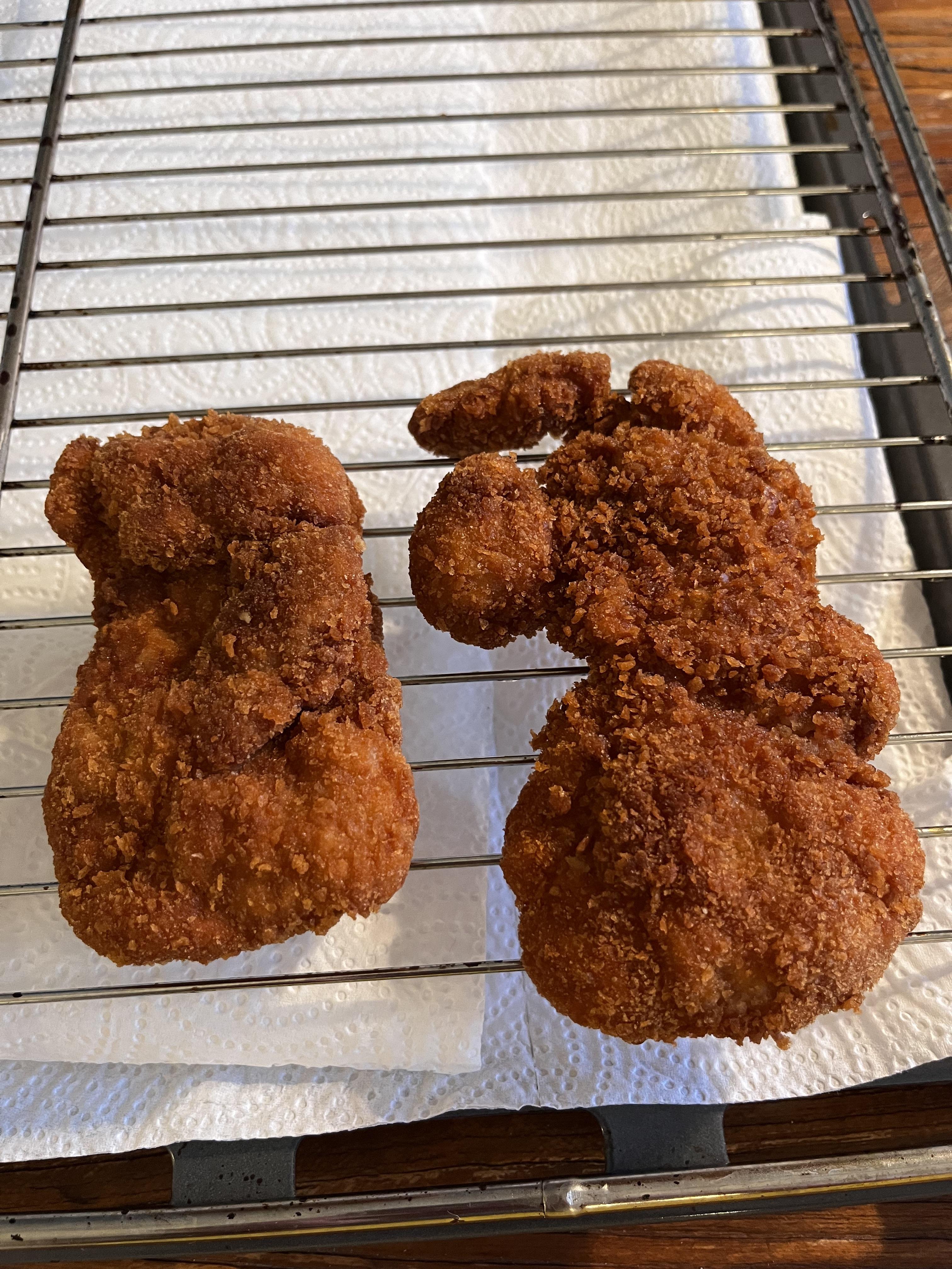[homemade] fried chicken and honey roasted potatoes | Scrolller