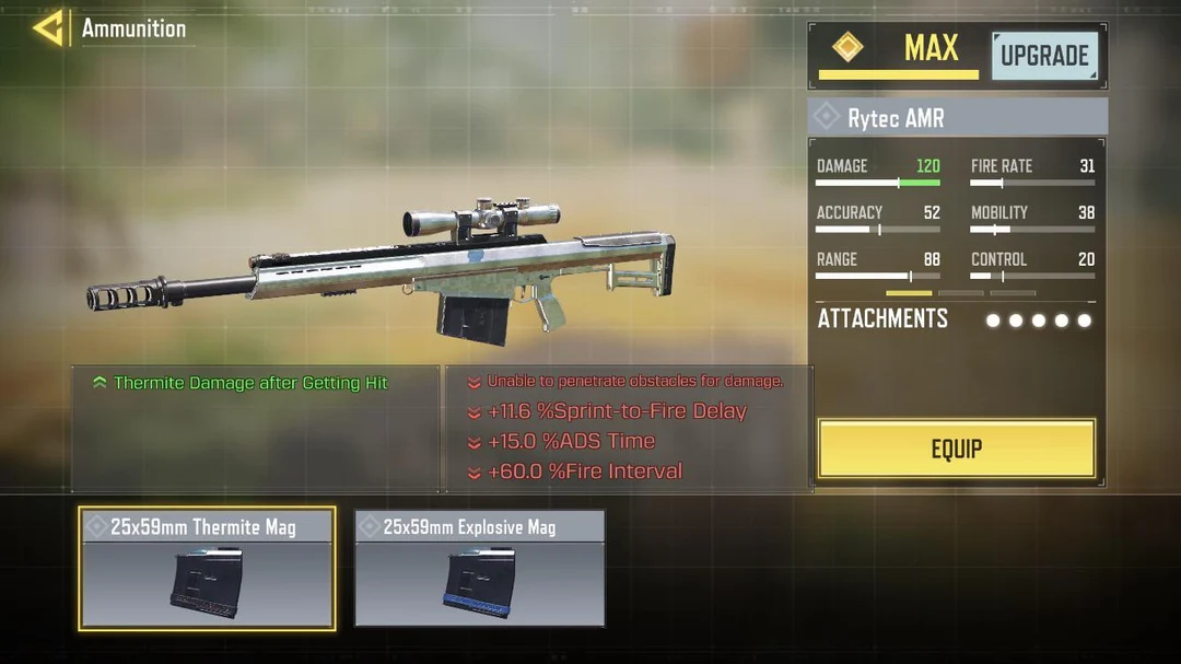 Please add an increased ammo mag to rytec codm. You only have 4 shots per mag I think and it ...
