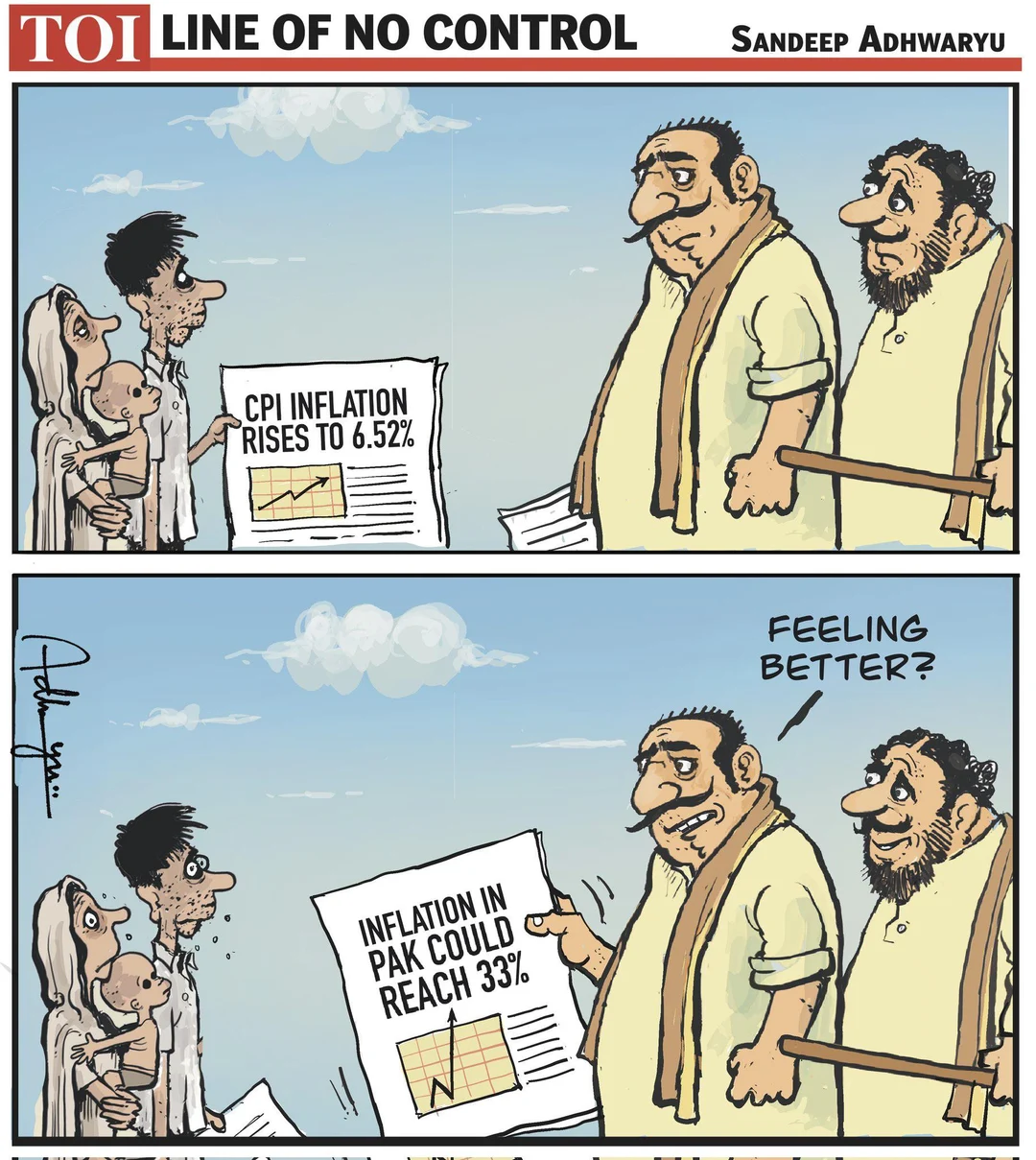 Inflation | Art by Sandeep Adhwaryu | Scrolller