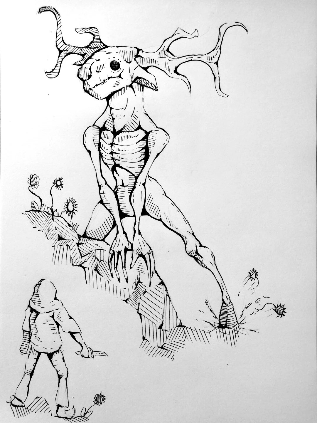 "Wendigo Encounter" by me | Scrolller