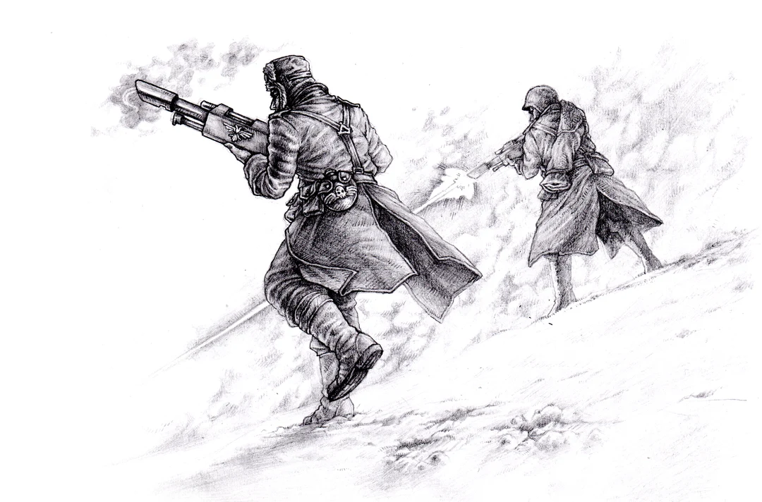 Butchered this in the coloring stage, RIP guardsmen o7 | Scrolller