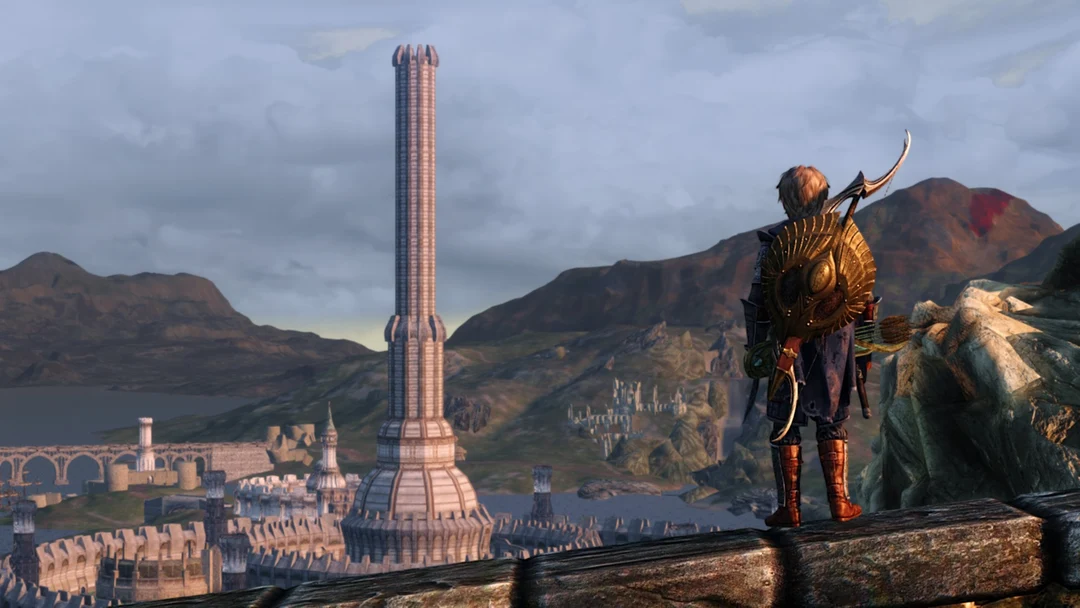 As honestly boring quest-wise Beyond Skyrim: Bruma is, looking at the White-Gold Tower in Skyrim ...