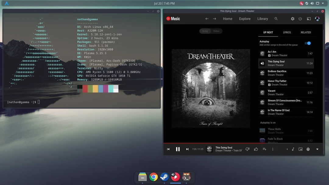 [KDE Plasma] First time actually ricing a linux install. Any advice or tips to improve it would ...