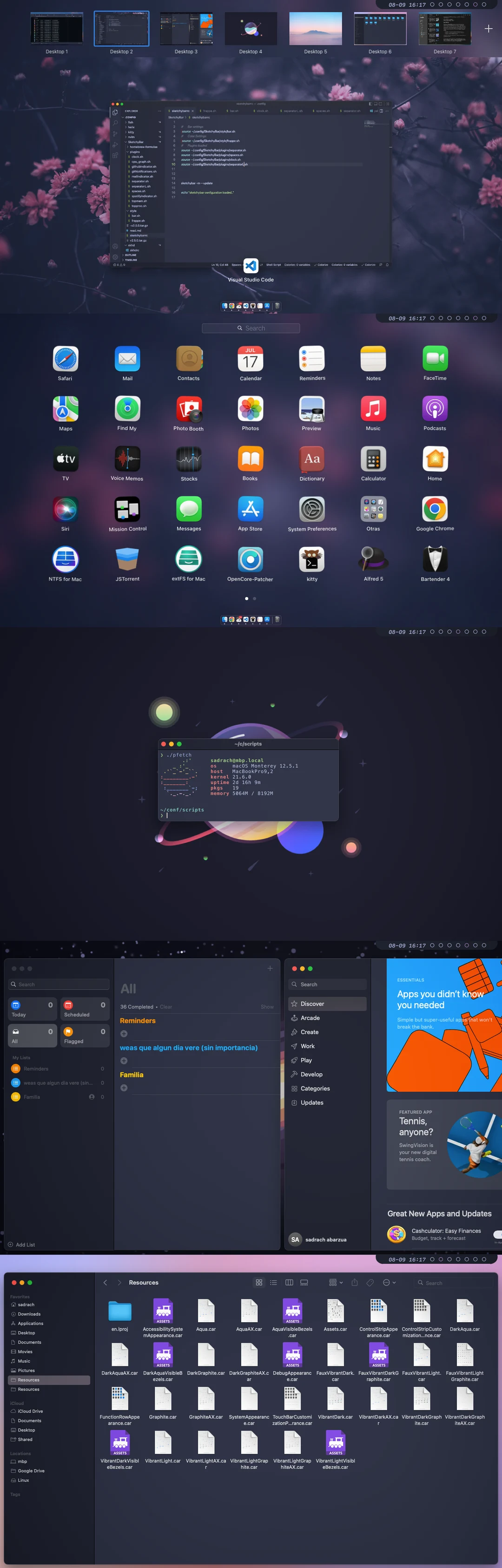 [Yabai] macOS Catppuccin Frappe | Scrolller