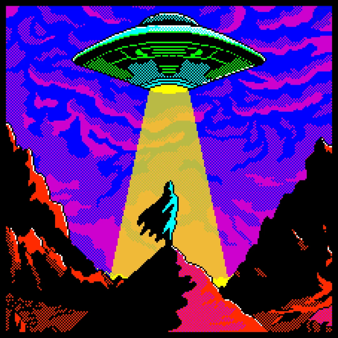 "UFO", Bombadil (me), pixelart, 2023 | Scrolller