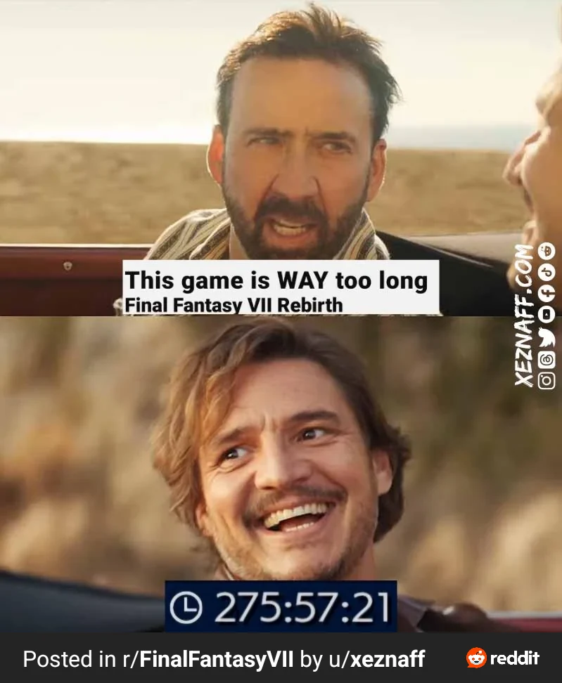 Two types of Final Fantasy VII Rebirth players | Scrolller