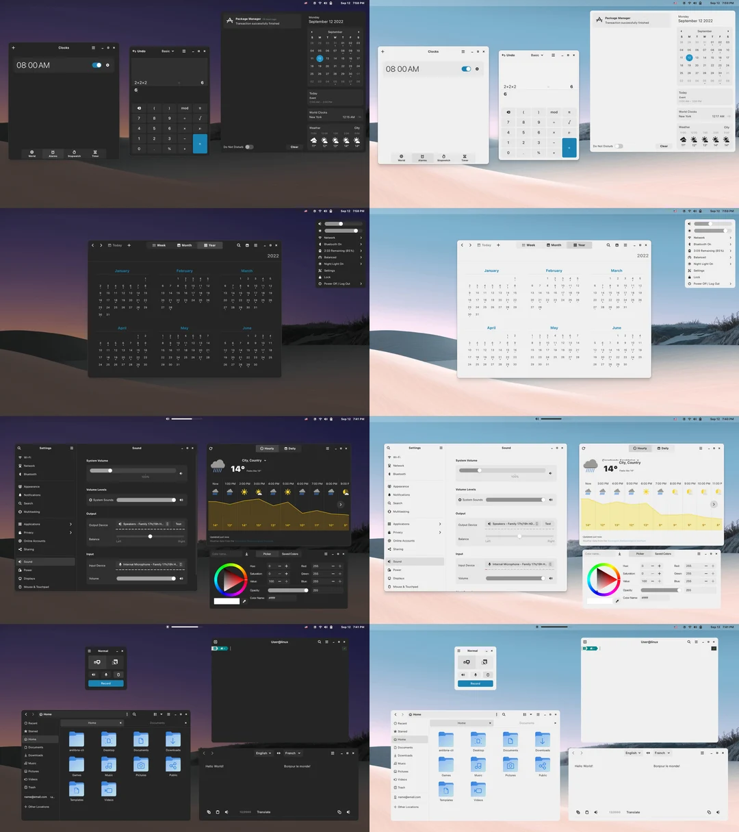 [GNOME] I've completely finished the theme and here is my desktop | Scrolller
