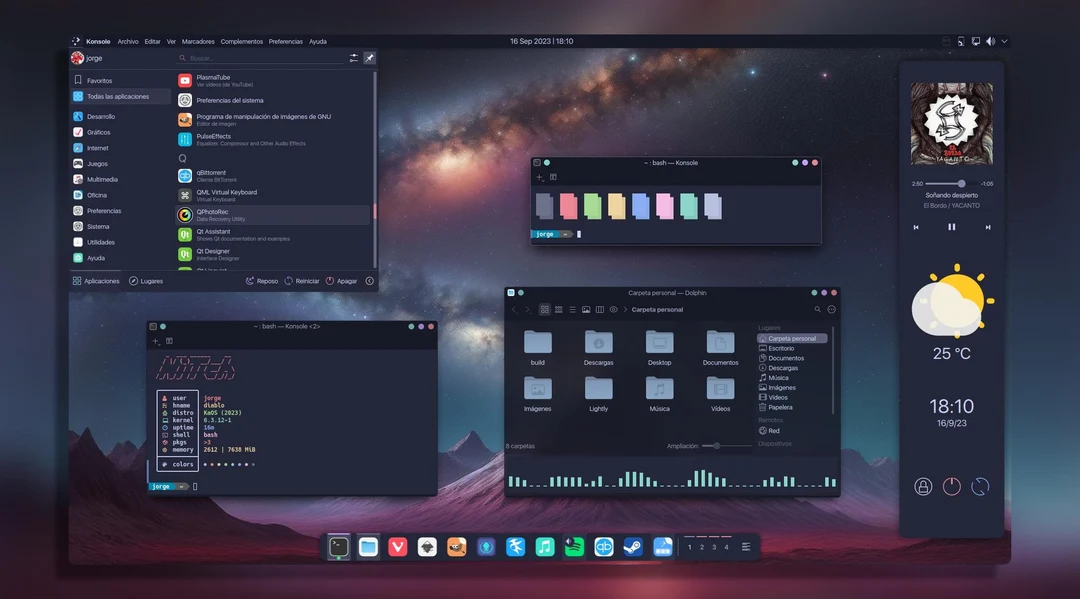 [KDE Plasma] Updated Scratchy Themes, screenshot. | Scrolller