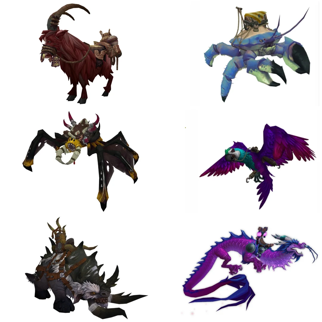 Datamined Trading Post Mounts | Scrolller