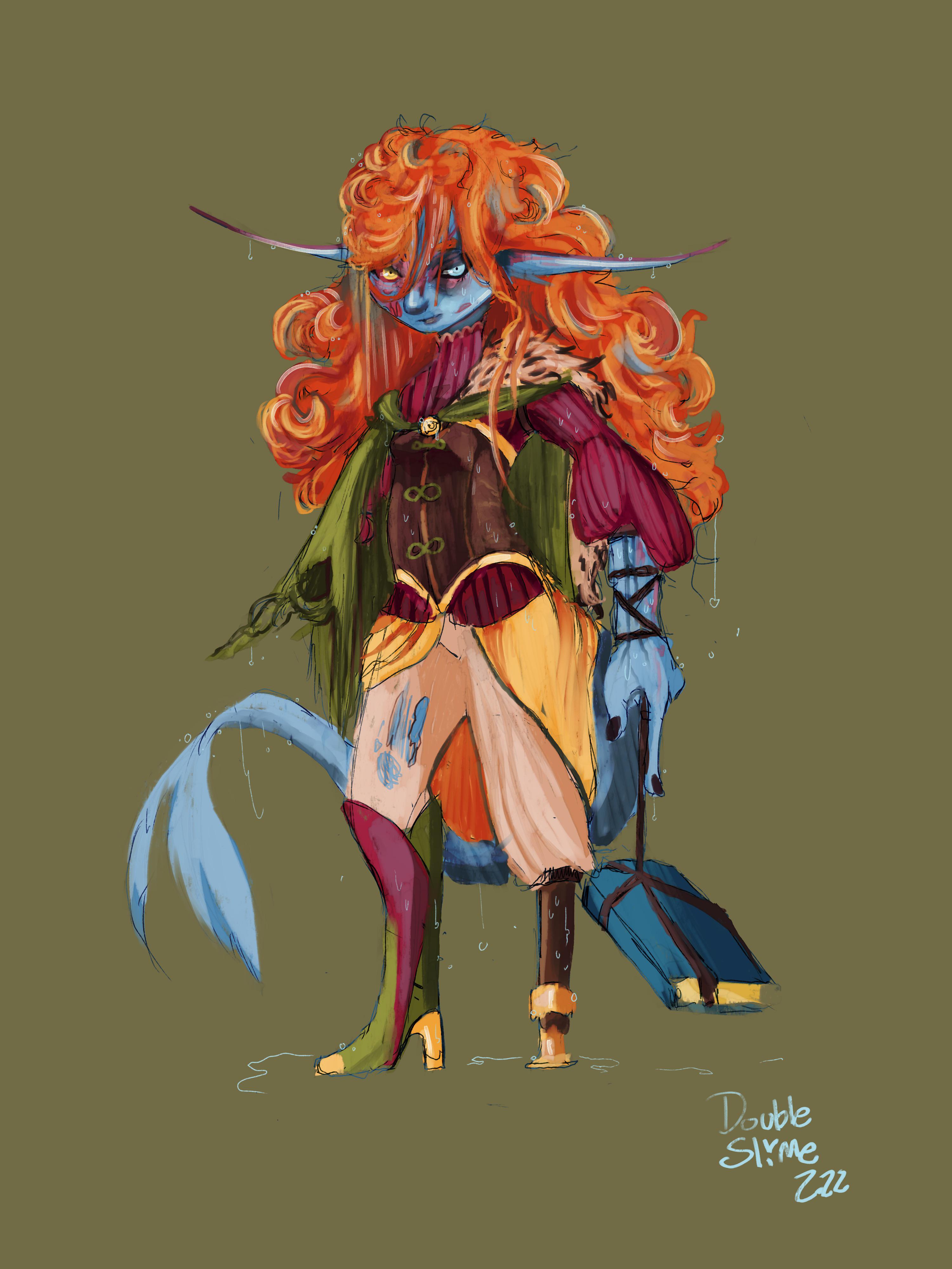 [OC] [Art] redesign of my druid | Scrolller