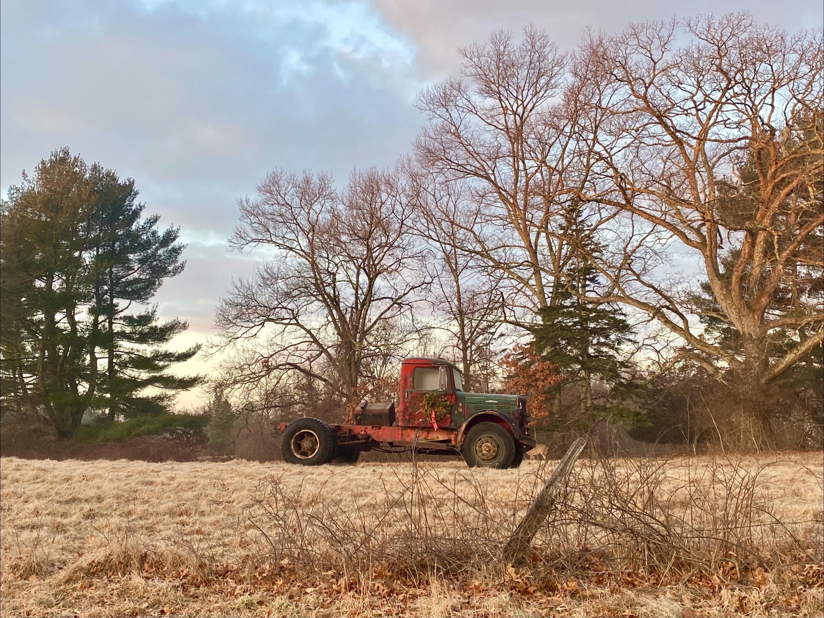 Truck on old abandoned farm, MA | Scrolller
