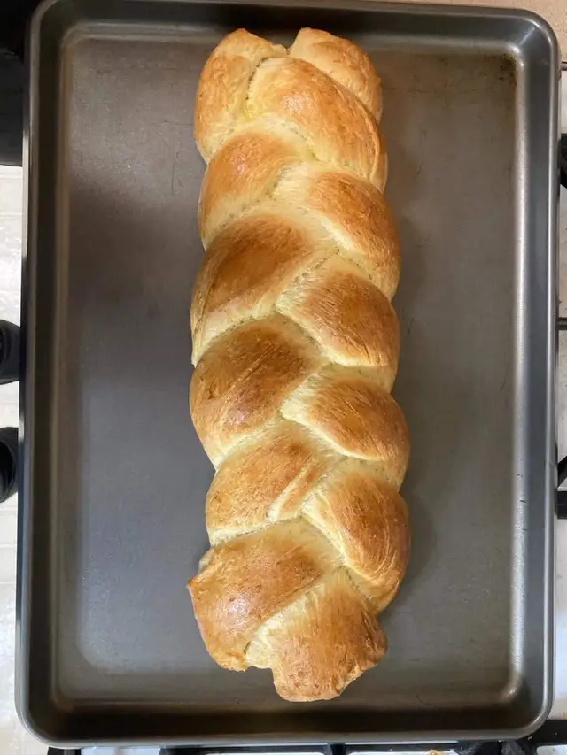 My first attempt at braided bread! | Scrolller