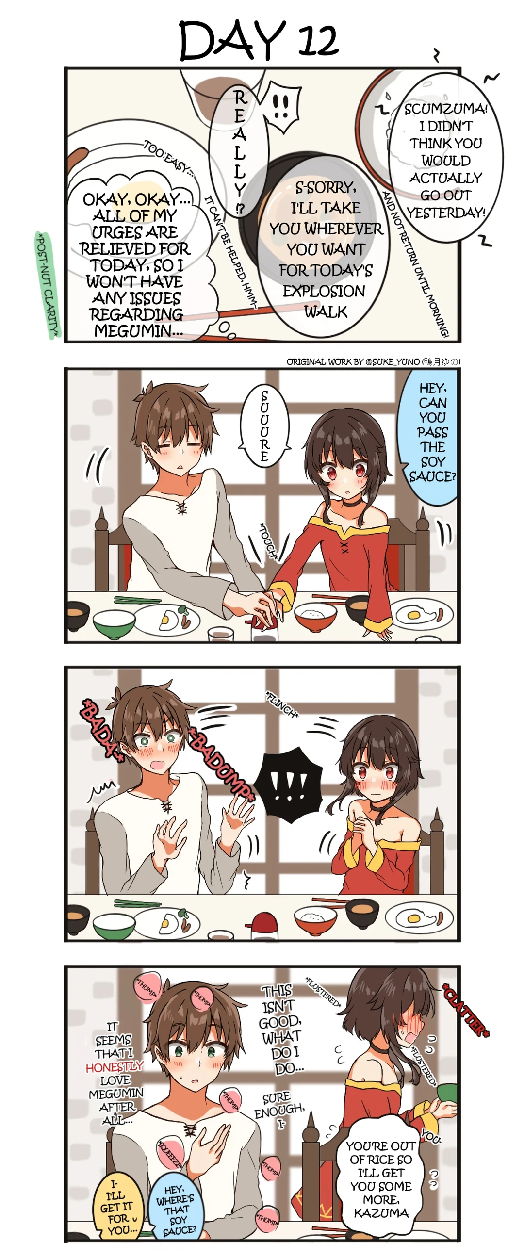 Kazuma & Megumin Will Get Married in 100 Days (English) Day 12 | Scrolller