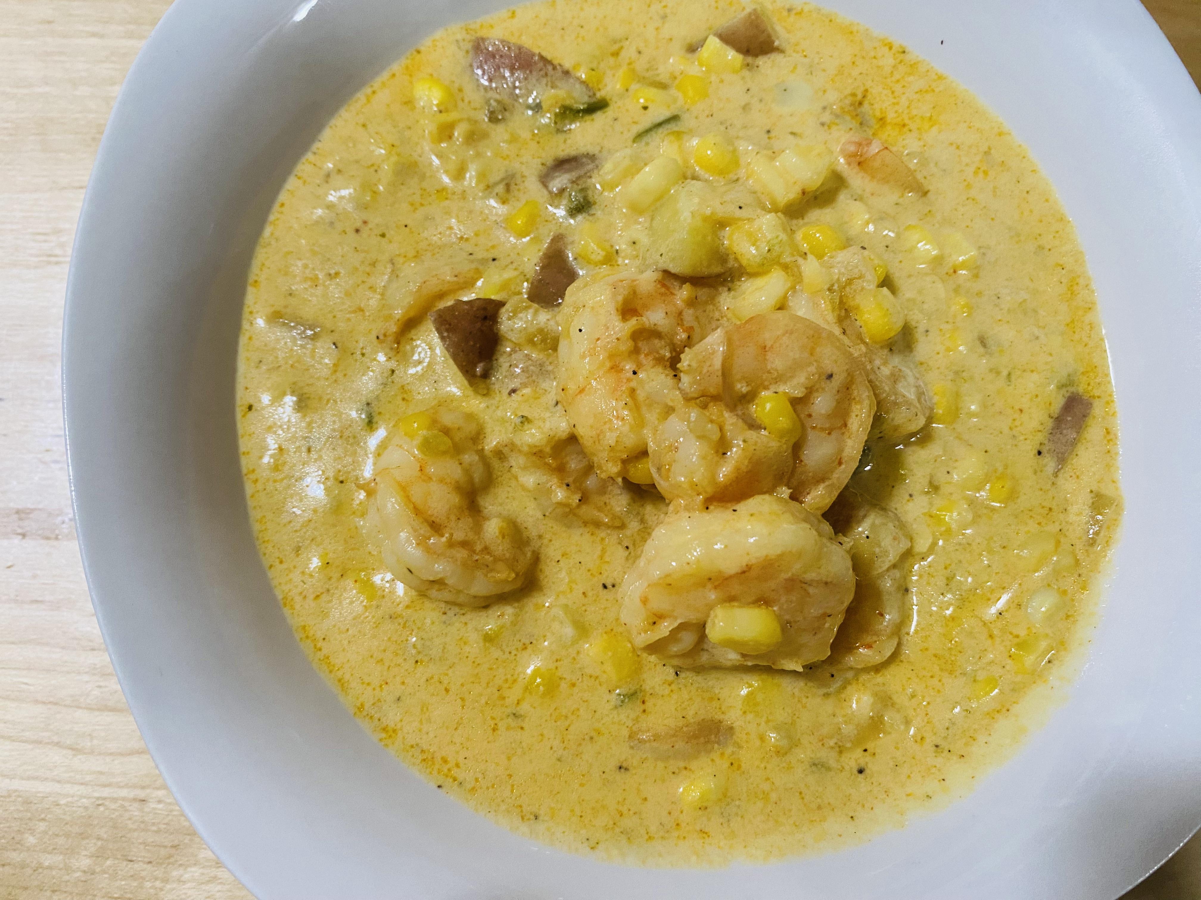Corn Shrimp Chowder | Scrolller