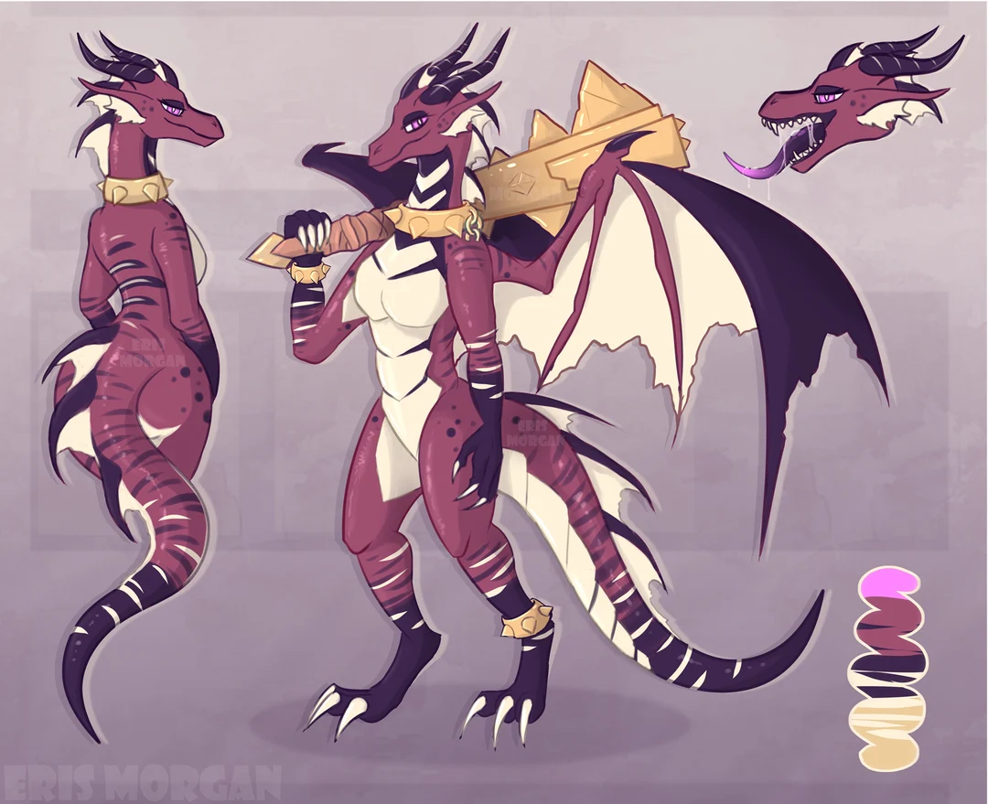 Dragoness Adopt Auction (Art by Me) - More info in comments | Scrolller