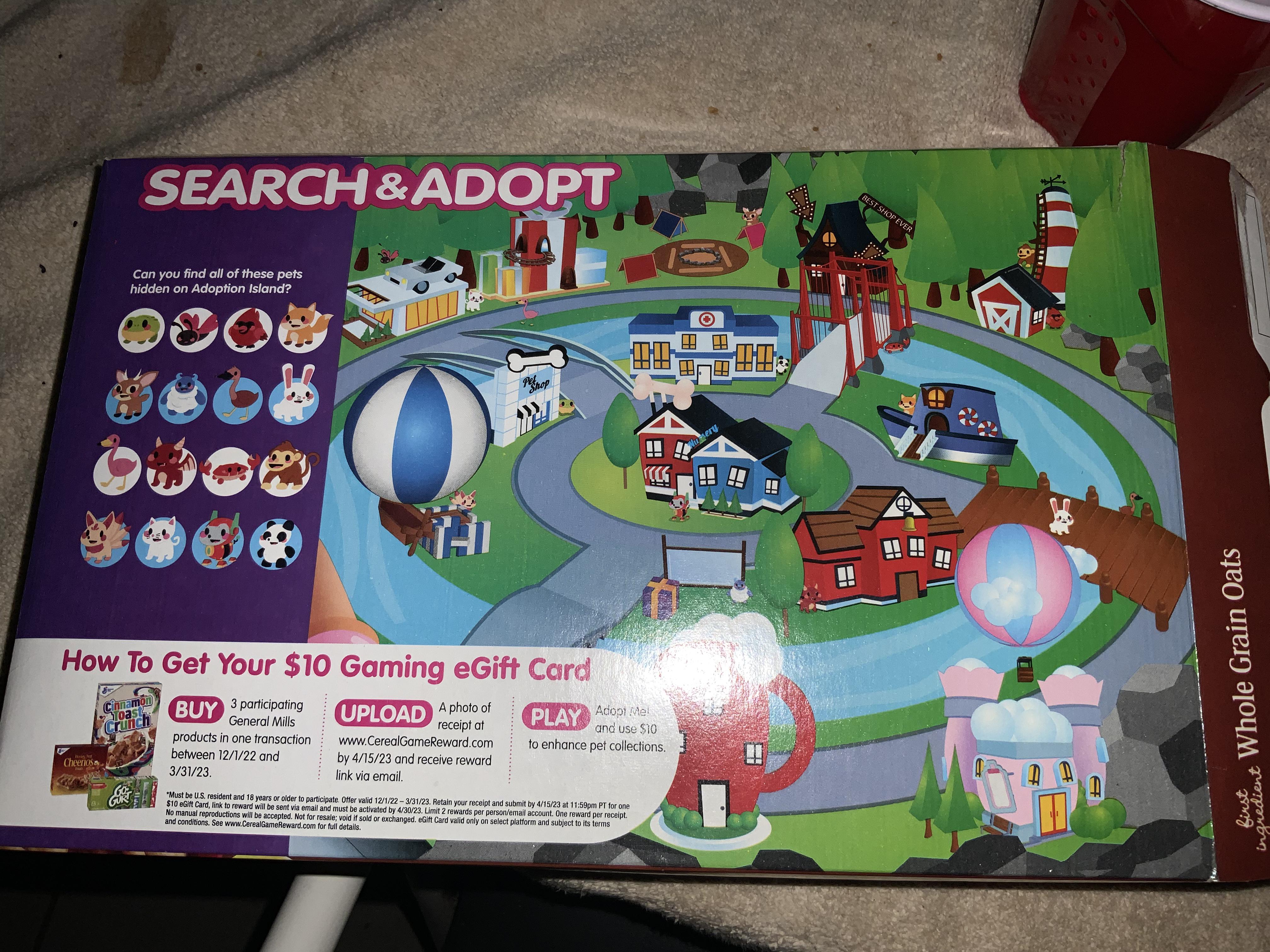 Discover more like Roblox: Adopt me ad on cheerio box and Related Content | Scrolller