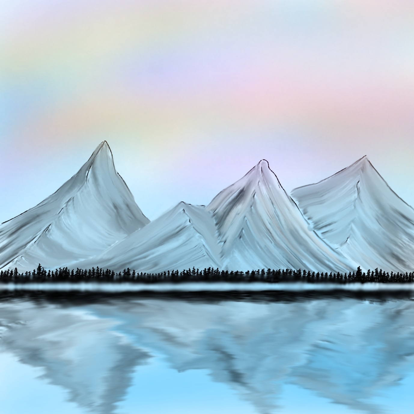 mountains, me, digital, 2022 | Scrolller