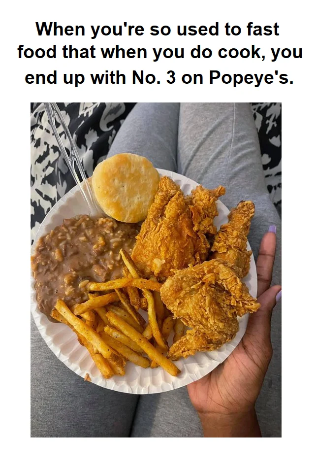 Help, I Accidentally the Popeye's Menu | Scrolller