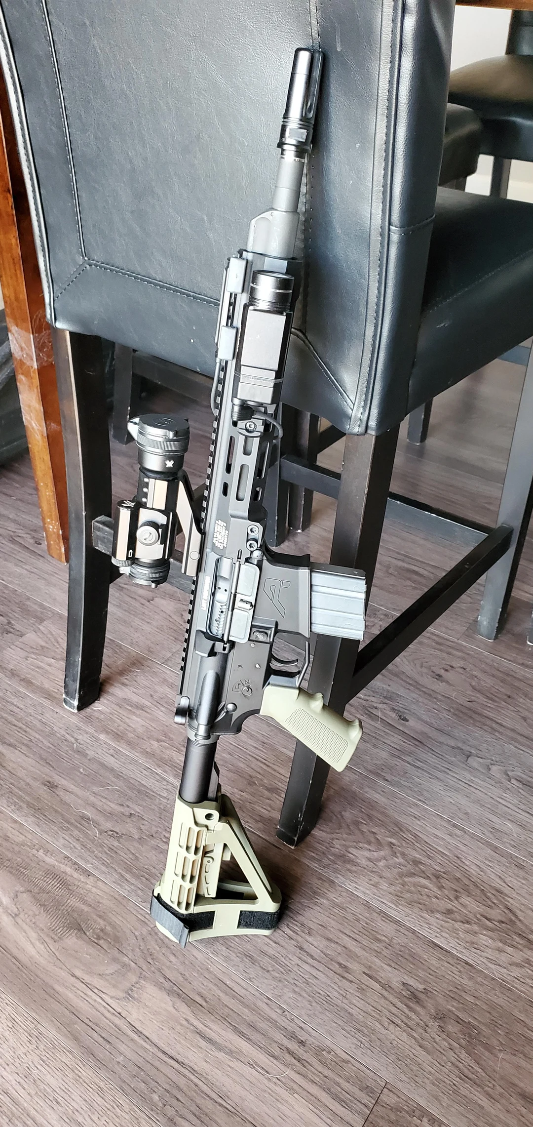 Painted my brace and grip with ODG Alumahyde | Scrolller