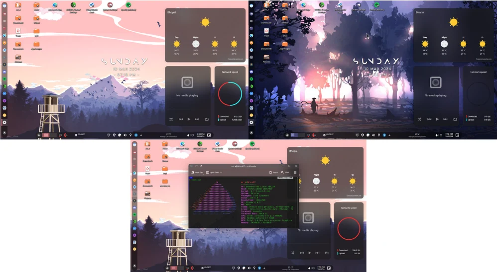 [PLASMA 6] new to linux ;} its not much but still proud of it | Scrolller