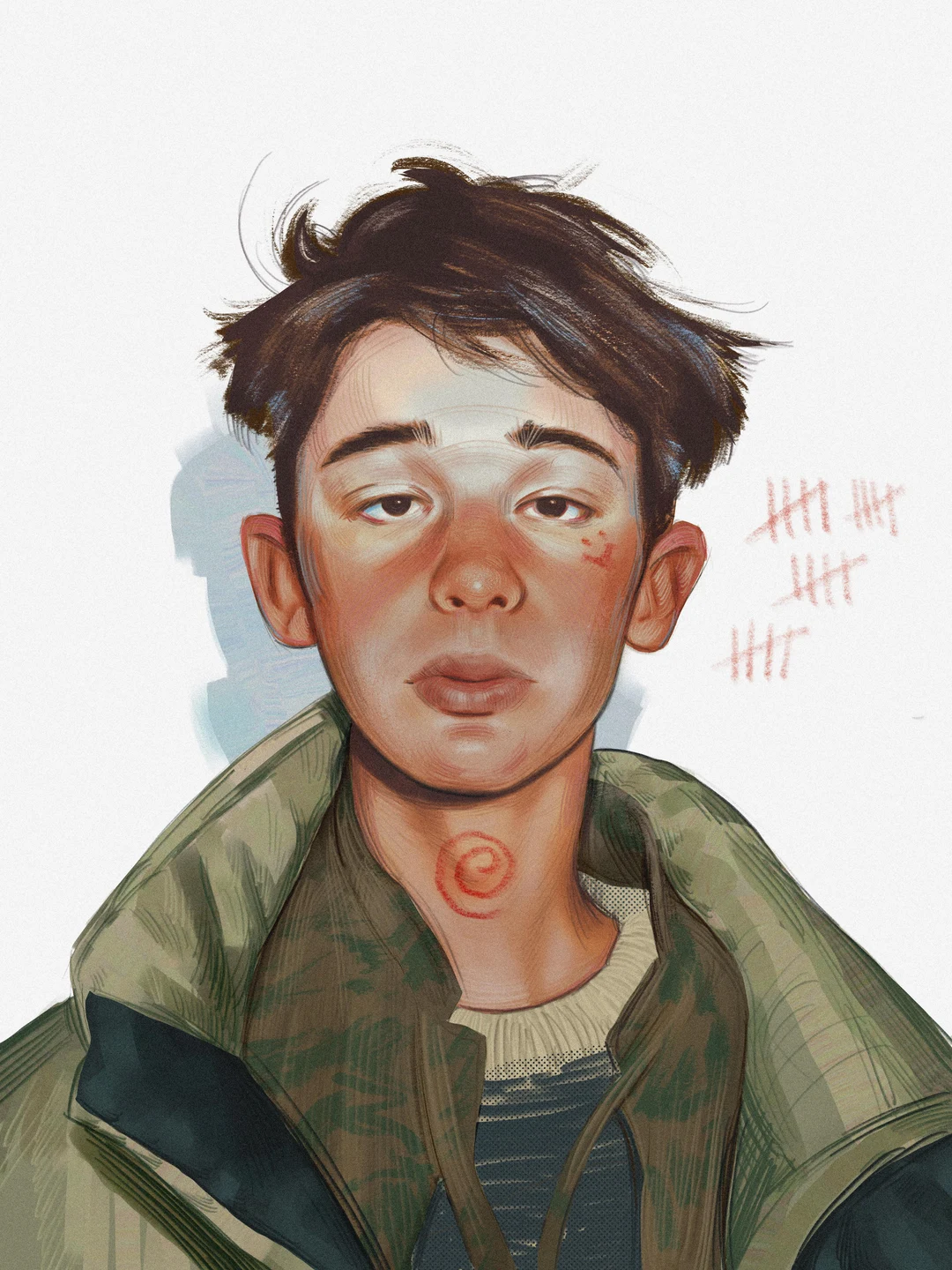 Kid, me, digital, 2022 | Scrolller