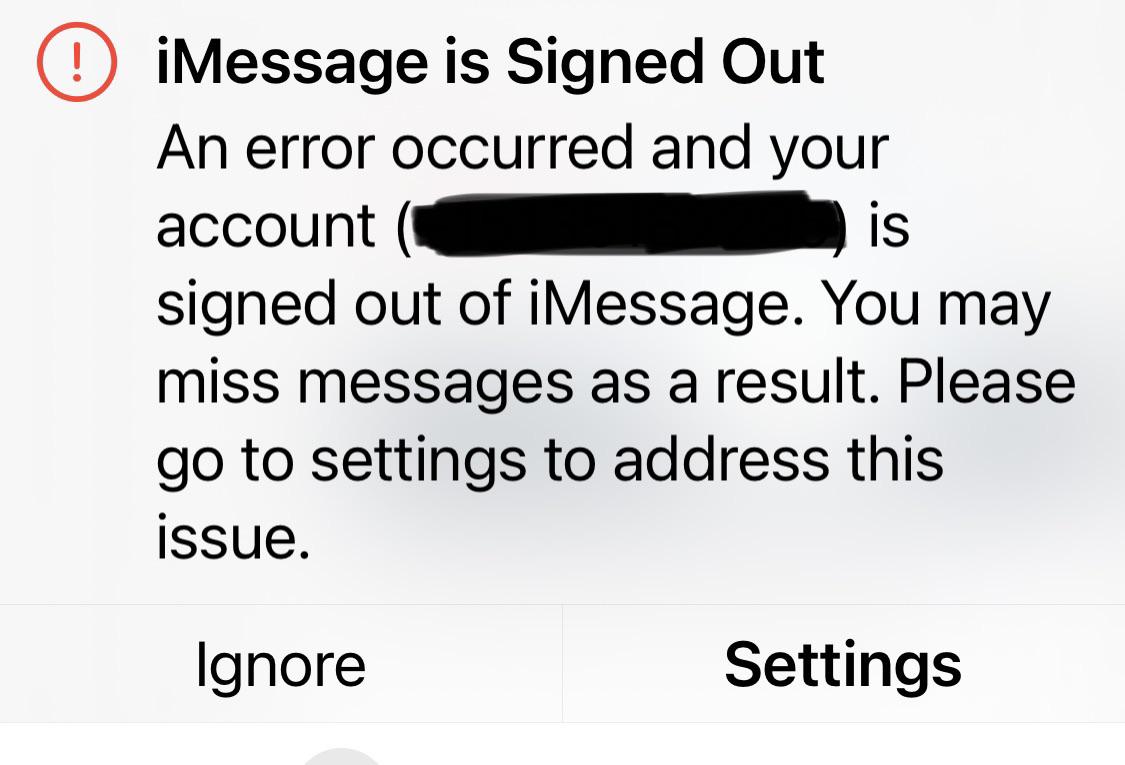 Help fixing iMessage | Scrolller
