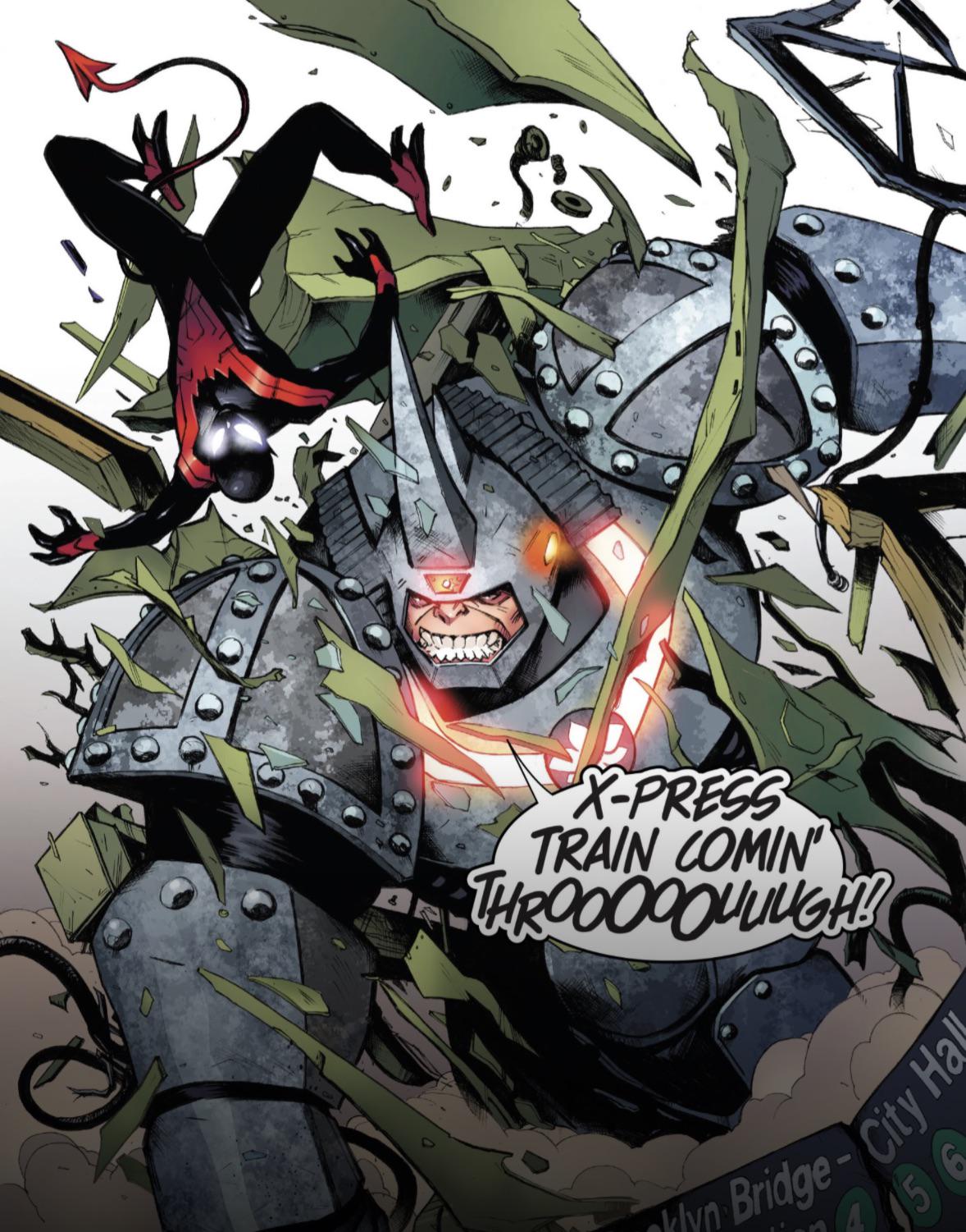 What Spidey is Rhino fighting here? | Scrolller