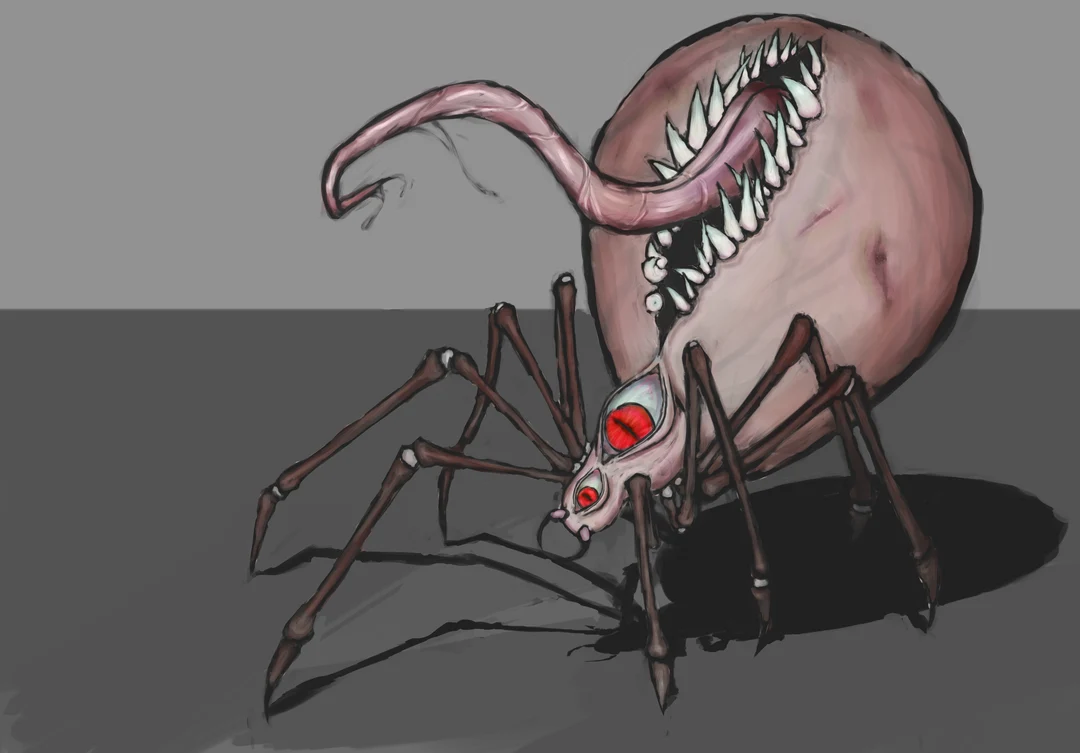 nutty spider, me, digital, 2023 | Scrolller