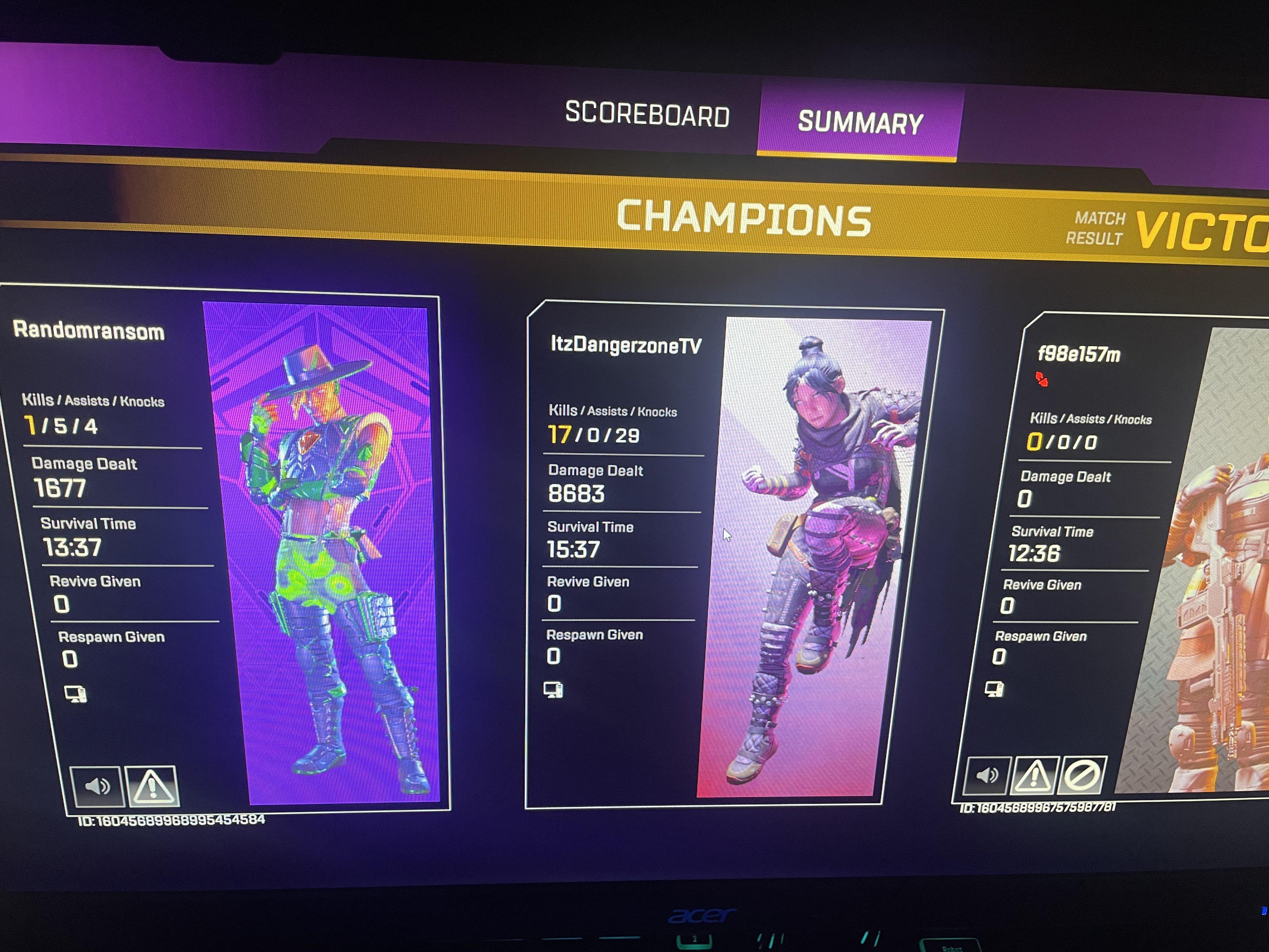 Whats the Apex Arena Damage world record? | Scrolller