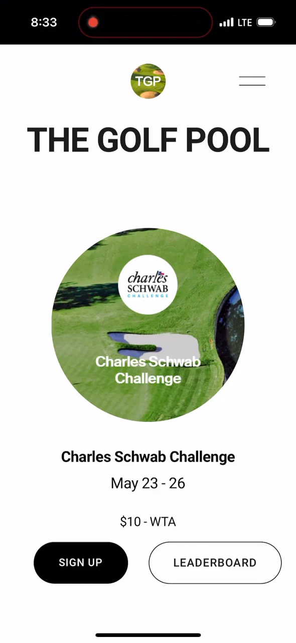 I created a PGA golf pool website/app for my buddies and me | Scrolller