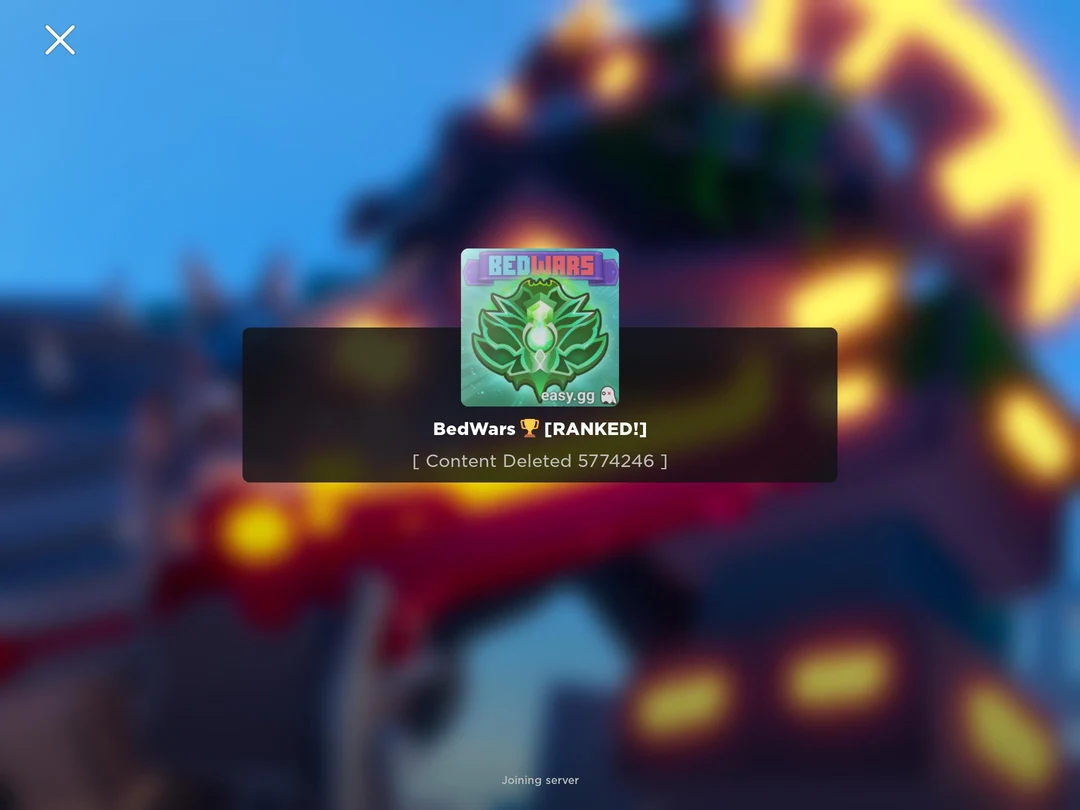 Bedwars got content deleted? | Scrolller