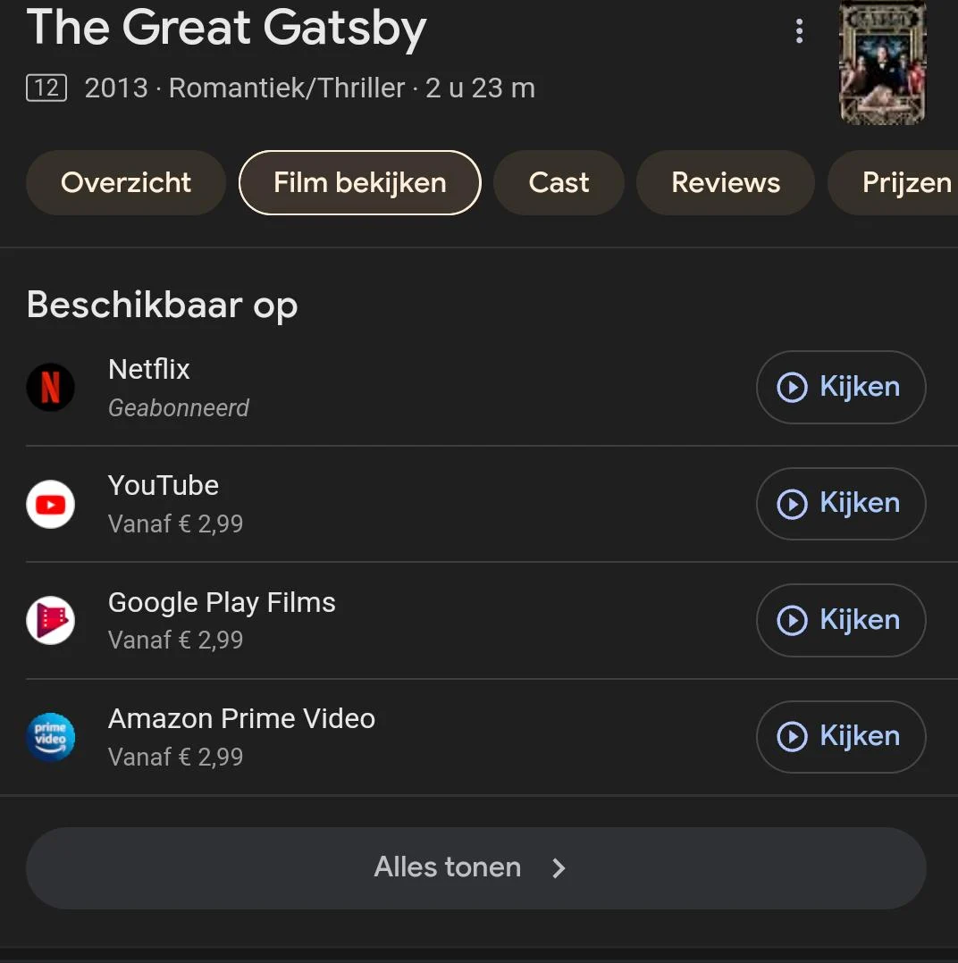 Not available but watchable after google search? | Scrolller