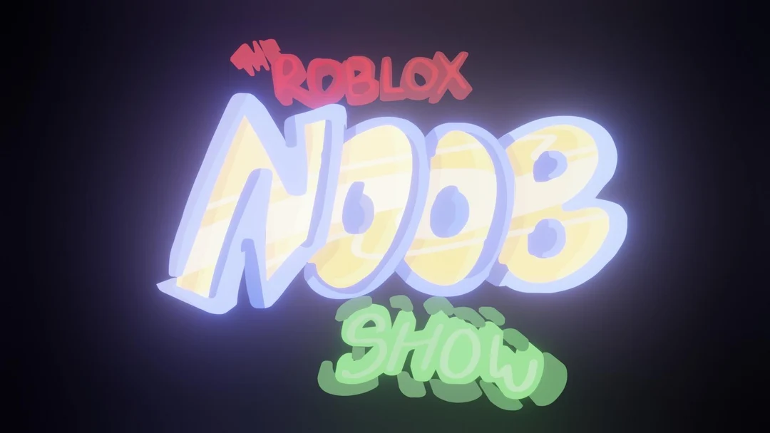 Neon Roblox Noob Show Logo | Scrolller