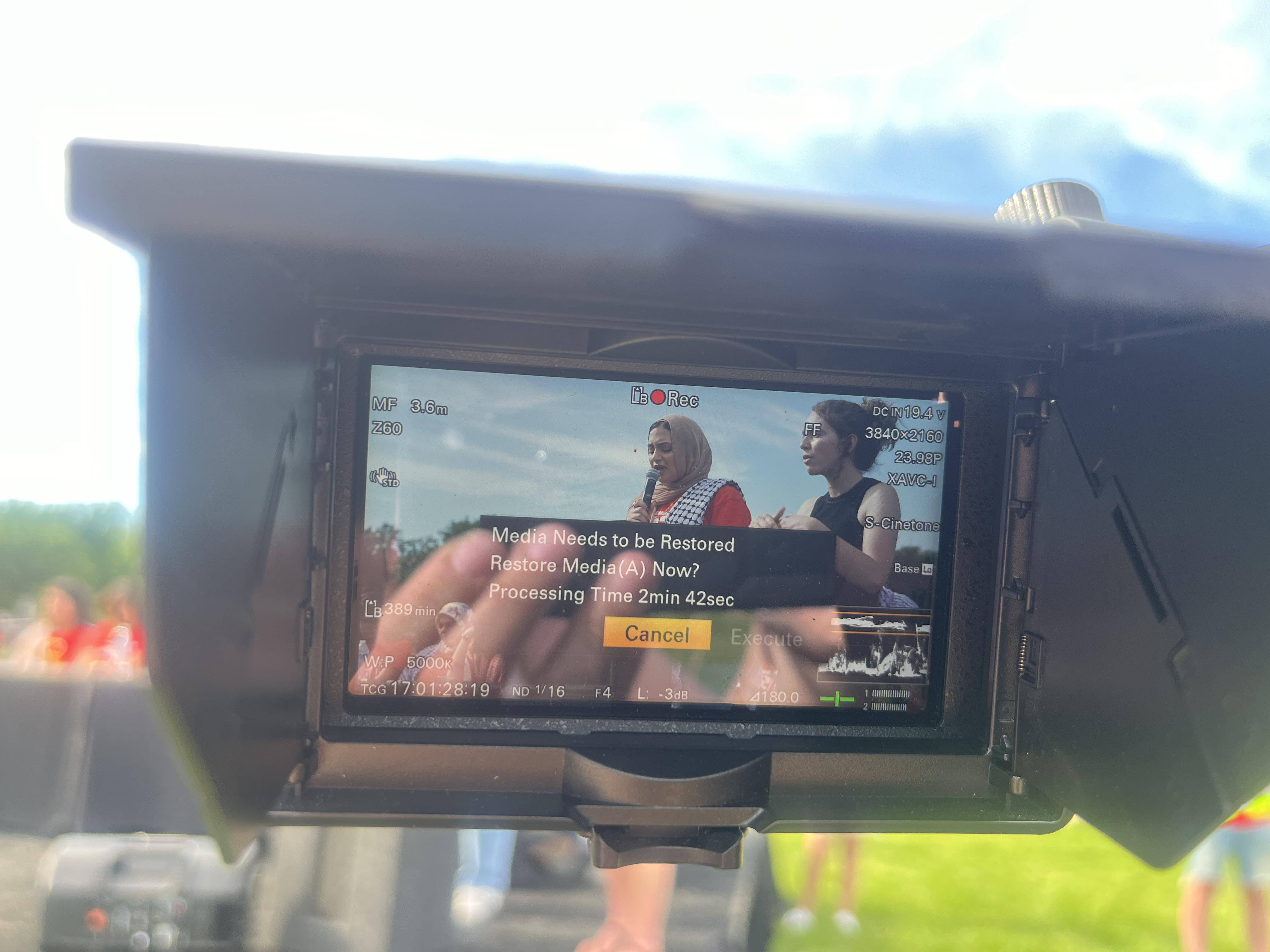 Accidentally disconnected power while recording. Restore media? | Scrolller