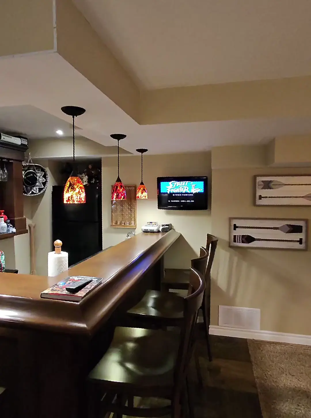 Activities at the bar in the man cave | Scrolller