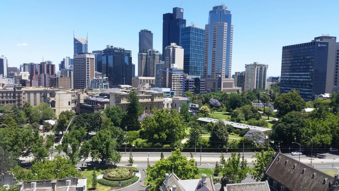 Melbourne - view from the Park Hyatt hotel | Scrolller