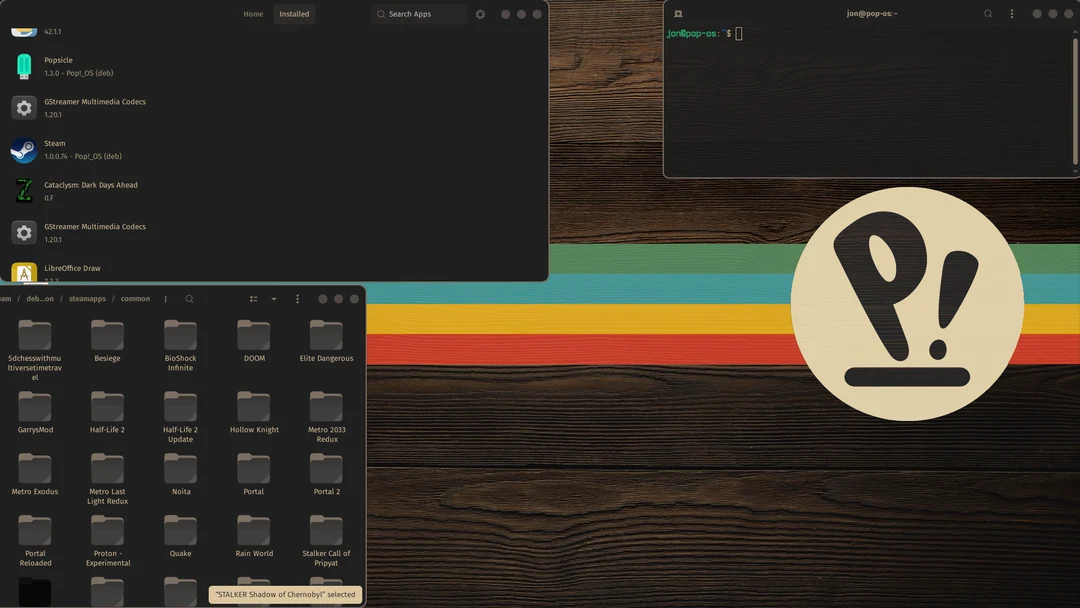 [Gnome] I'm new to modifying linux, heres my gruvbox setup. Details and wallpaper in comments ...