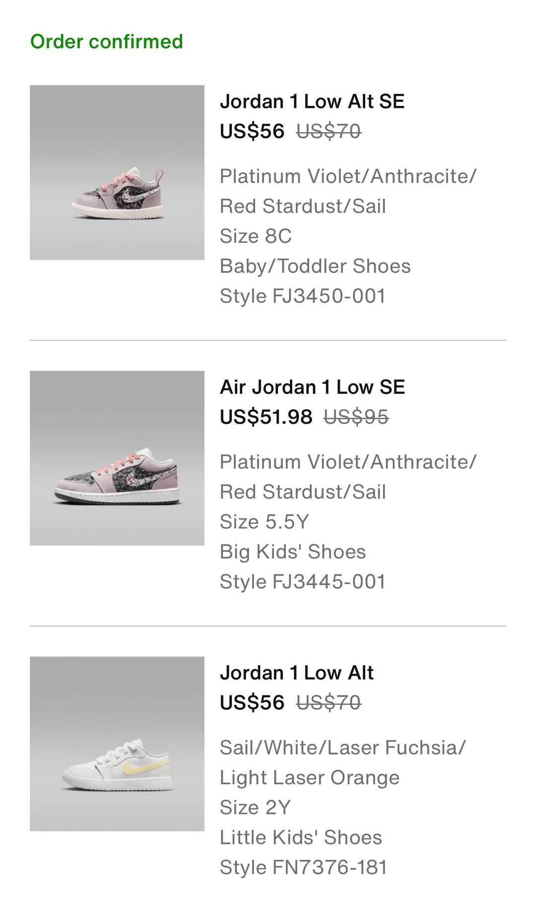 Setting up the fam with some J1 lows just because | Scrolller