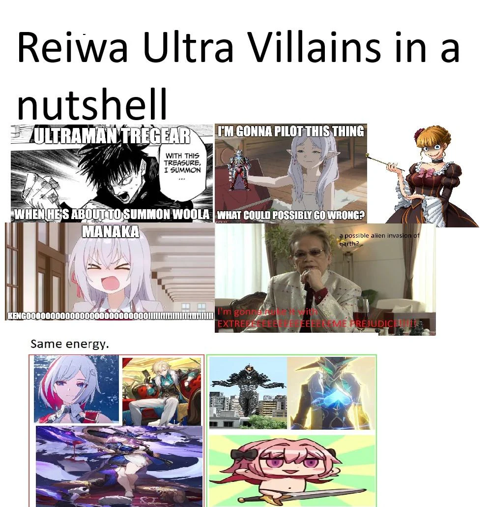 Reiwa Ultra series final bosses in a nutshell. | Scrolller