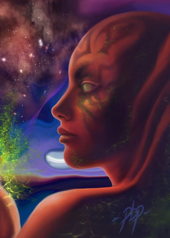 “Ascension”, paige-by-paige, iPhone procreate, 2023 | Scrolller