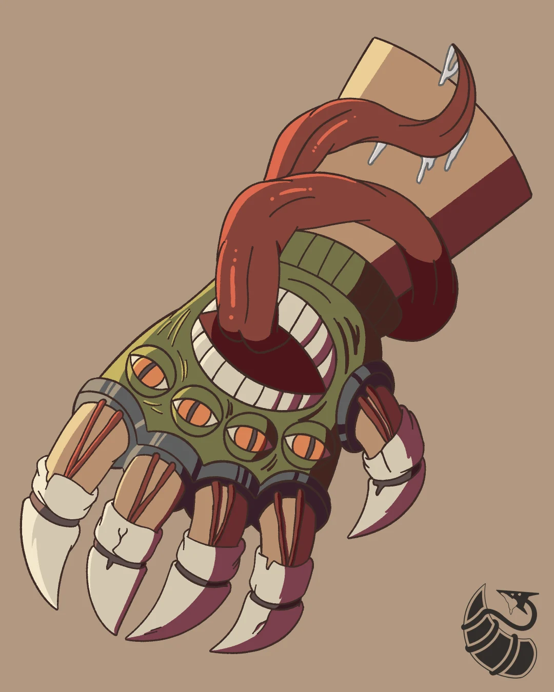 Cannibal Claw, art_by_demons, digital, 2023 | Scrolller