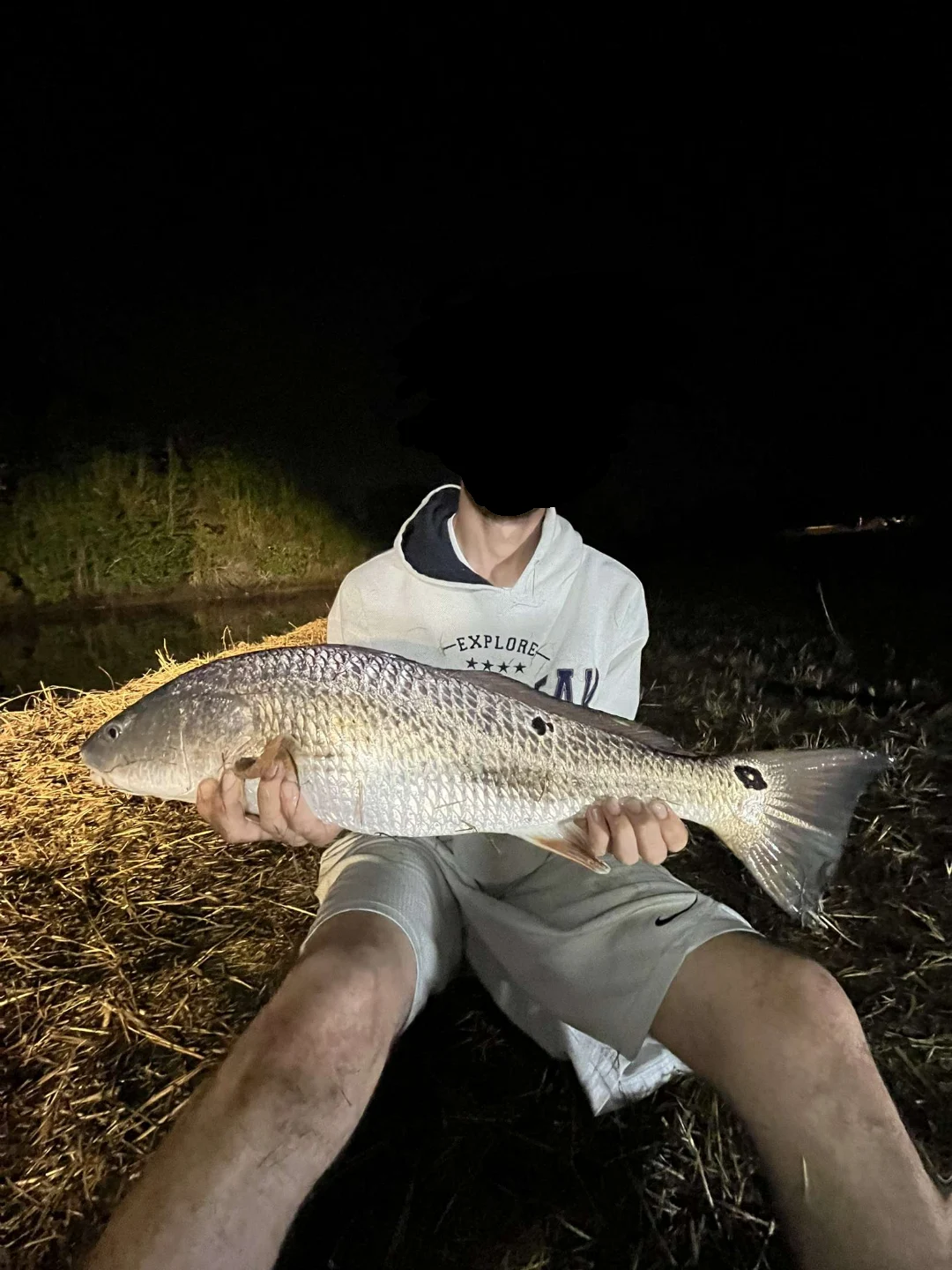 Caught my biggest redfish last night in a 24 hour fishing trip | Scrolller