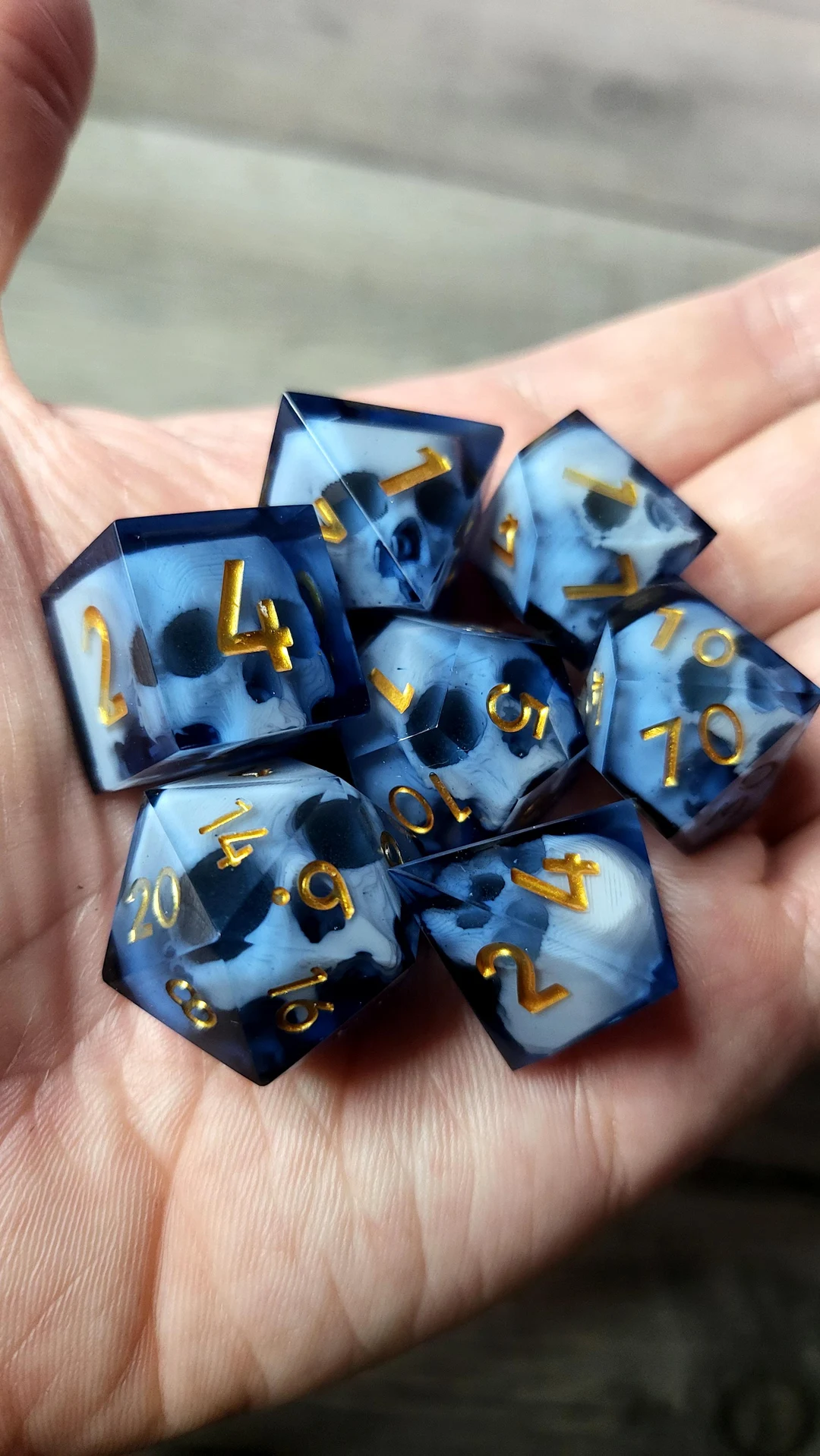 [Art] [oc] Perfect dice for my bone-crushing barbarian | Scrolller