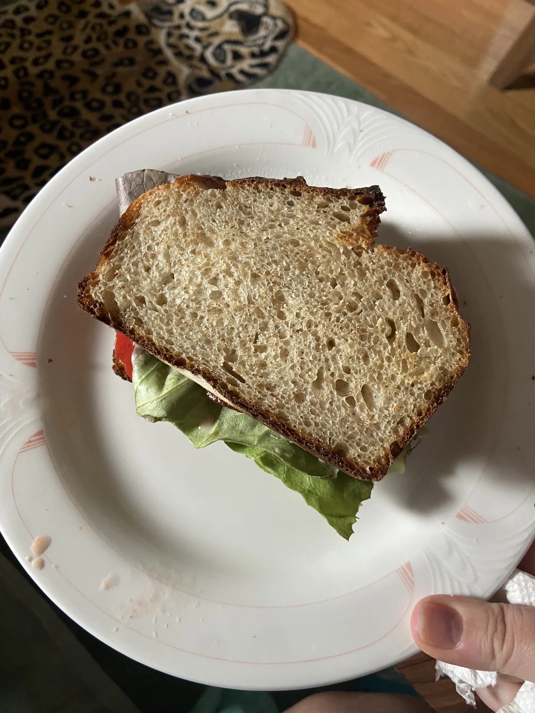 Made a quick sourdough discard loaf because I was craving a BLT | Scrolller