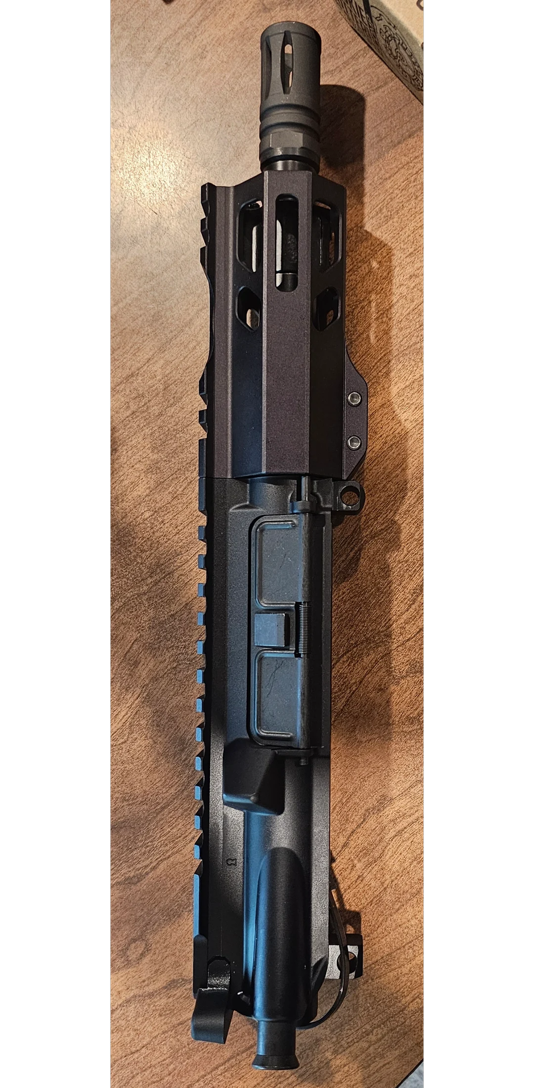 Got this 7.62 upper in 5in just for a fun rang gun.. complete upper is from mcs but plan on ...