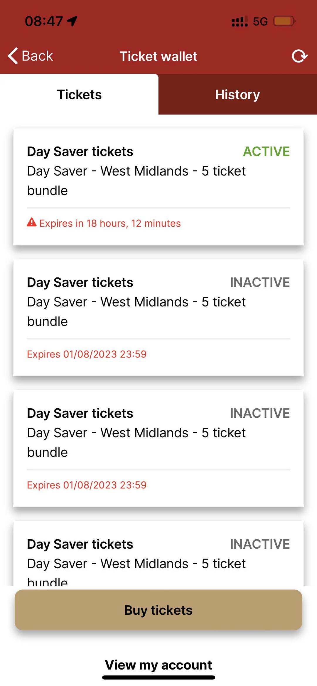 Does anyone bought Daysaver 10 ticket bundle on NXbus but cannot be scanned? Bought the 10 ...