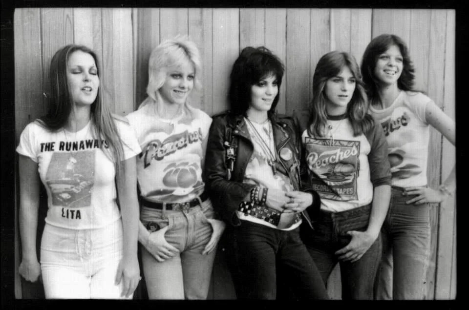 The Runaways at Peaches Records, 1977 | Scrolller